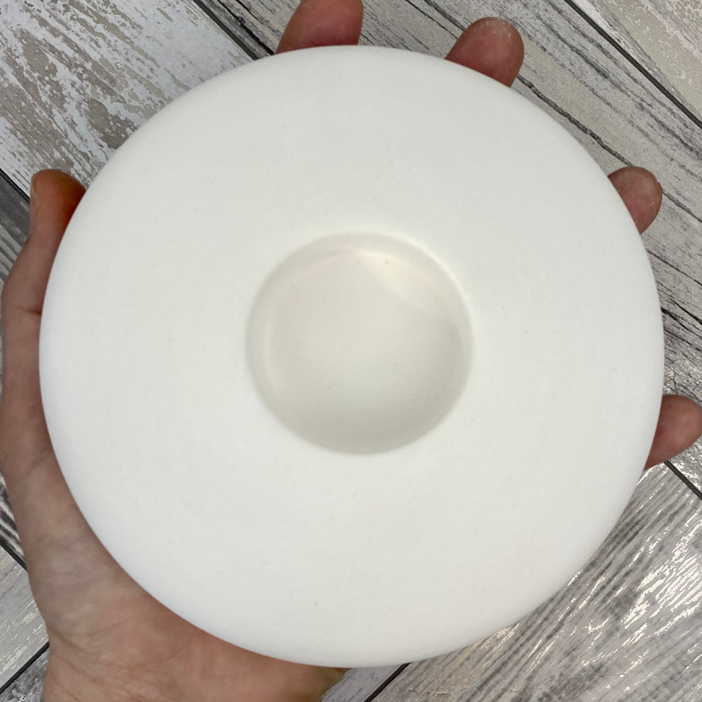 Large Plaster Tealight Holder for Painting – McFloof Makes