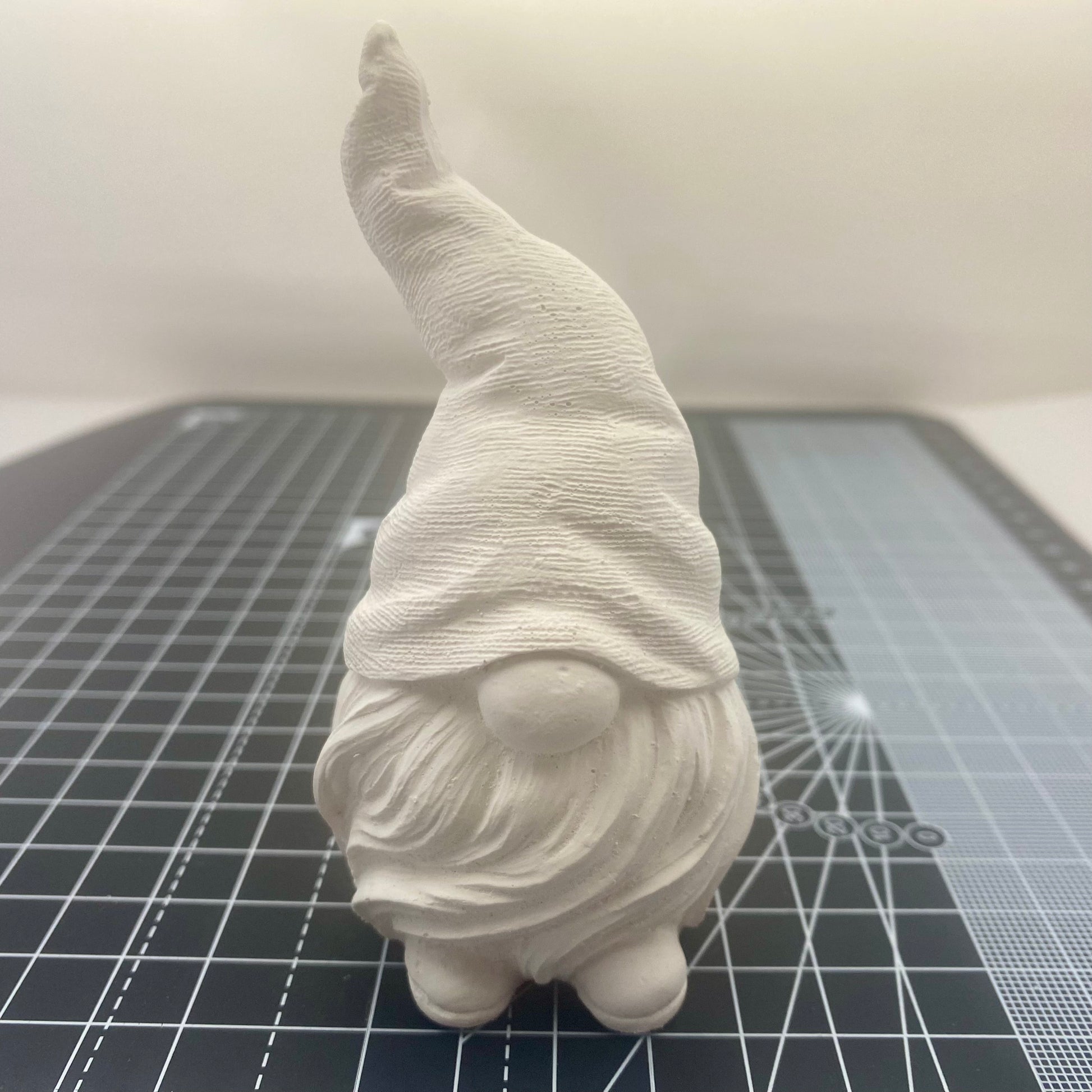 Smooth White Plaster/Ceramic Gonk Gnome Statue Blank for Painting ...